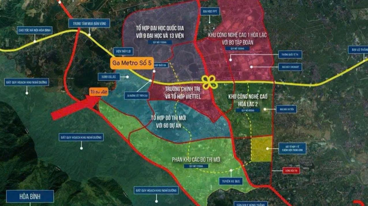 BÁN ĐẤT NỀN HÒA LẠC - ĐỒNG TRẠNG ĐÓN SÓNG METRO 5 VĂN CAO - HOÀ LẠC ...
