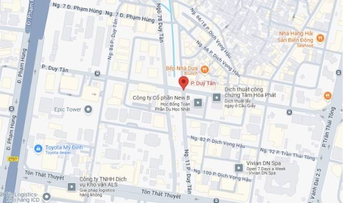 Đường Duy Tân: Vị Trí, Giao Thông Và Bất Động Sản Xung Quanh